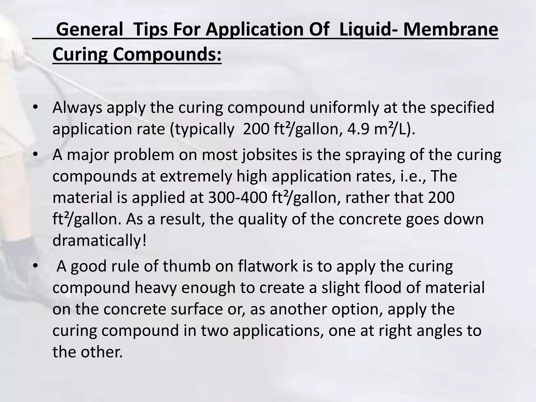 Self curing concrete | PPTX