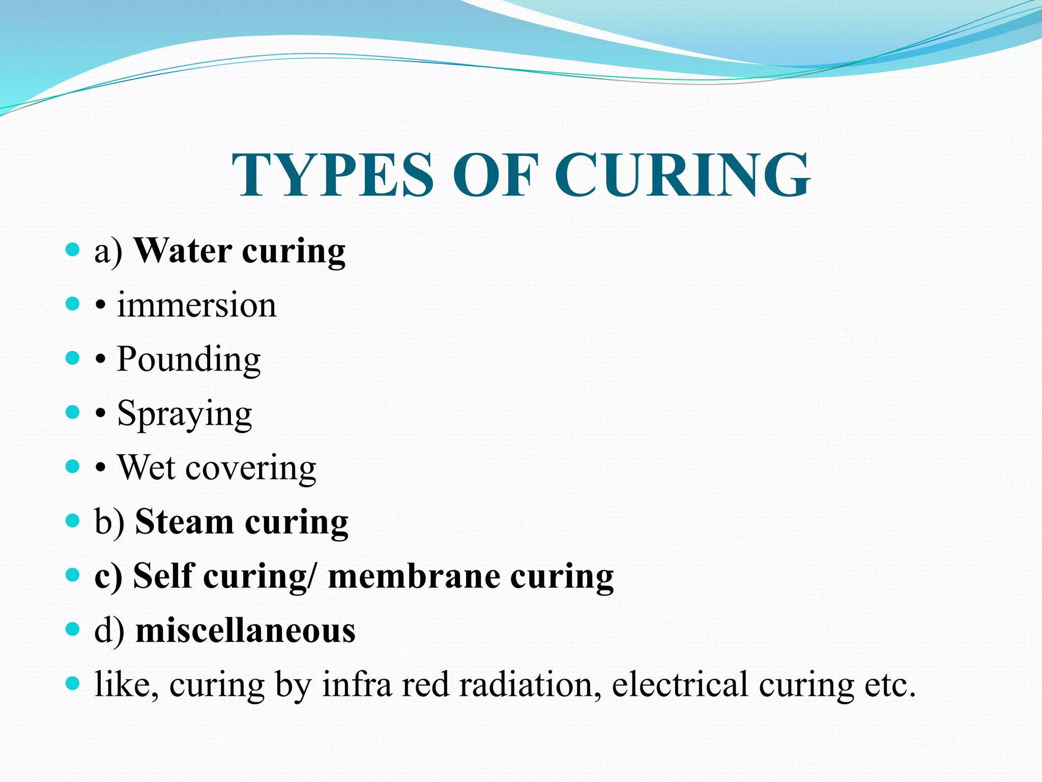 Self curing concrete | PPTX