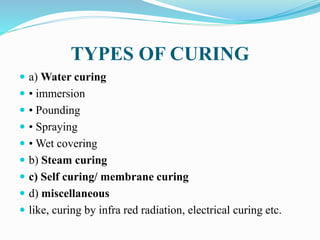 Self curing concrete | PPTX