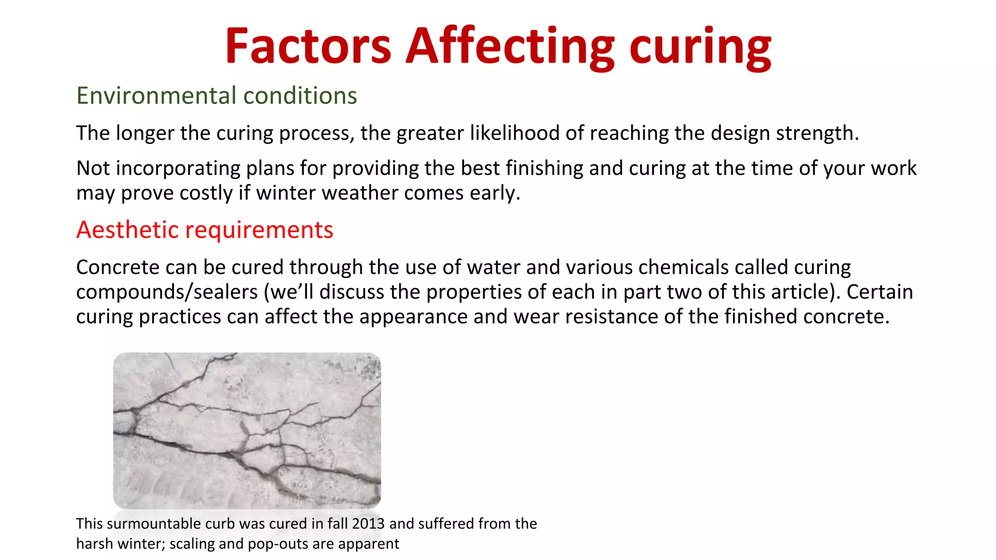 Self curing concrete | PPTX