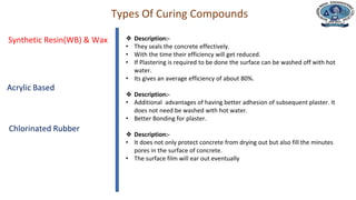 Self curing concrete | PPTX
