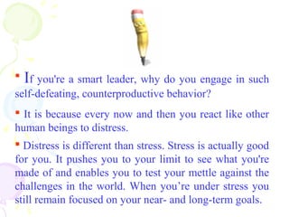 Self defeating behaviours | PPS