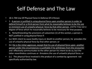 Self defense4 | PPTX