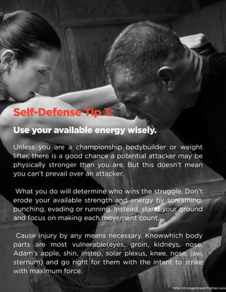 Secret Self Defense Tips for Women | PDF