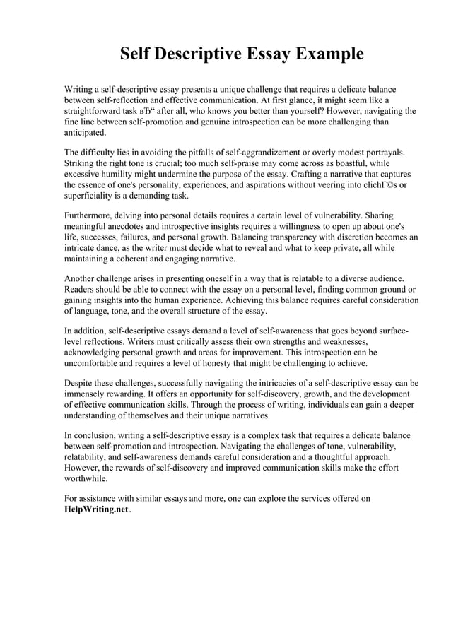 Self Descriptive Essay Example.pdf