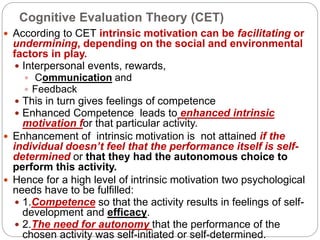Self determination theory | PPTX