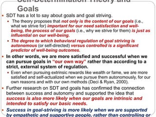 Self determination theory | PPTX