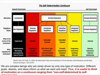 Self determination theory | PPTX