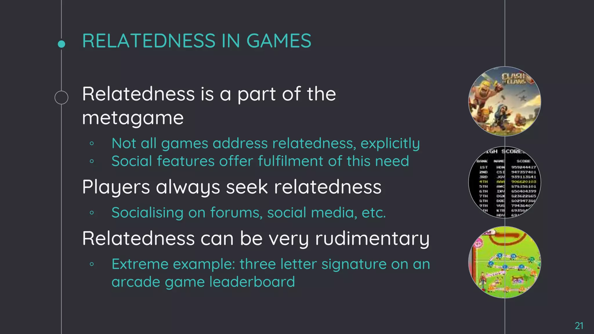 Self Determination Theory and Game Design | PPTX