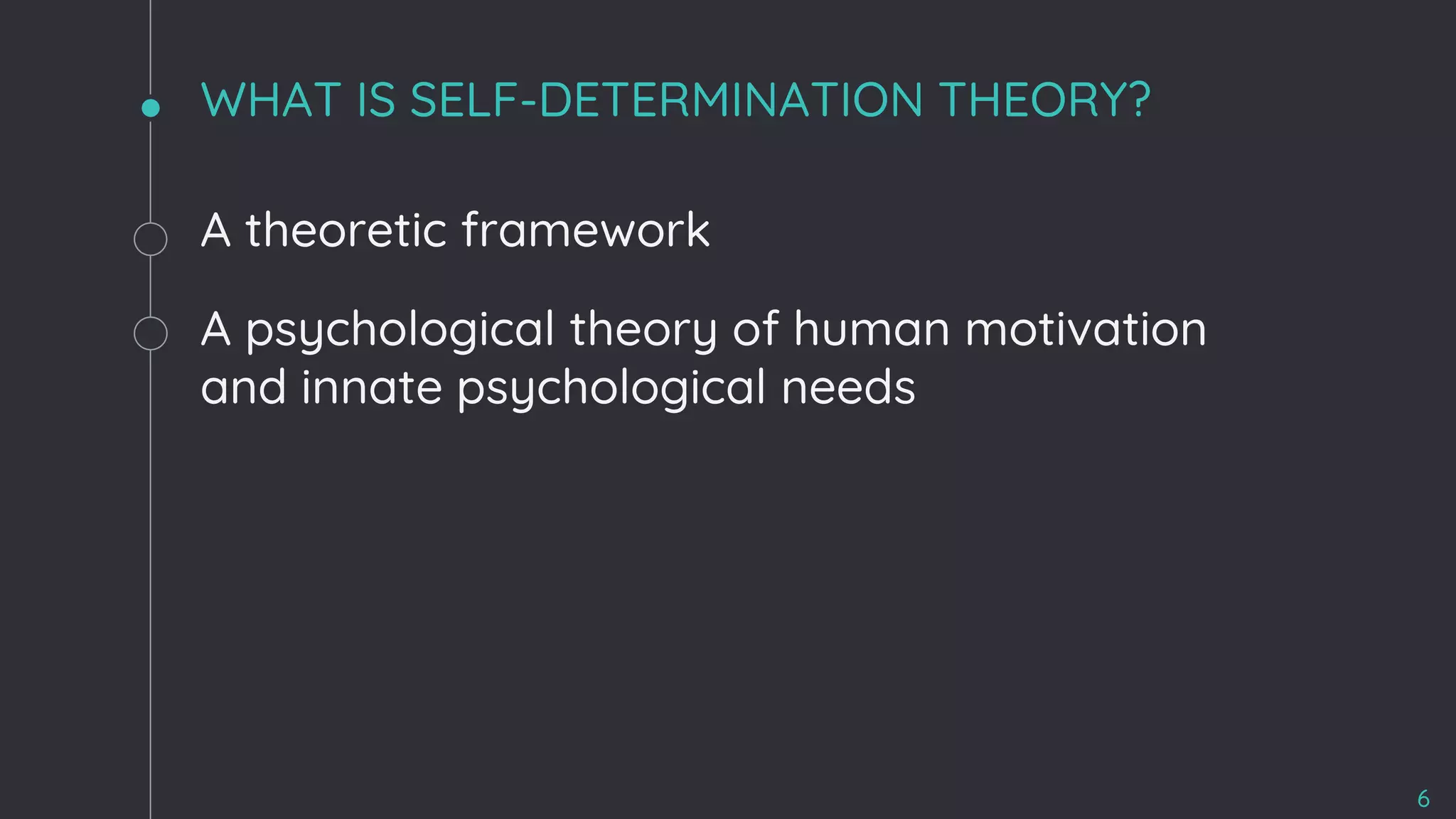 Self Determination Theory and Game Design | PPTX