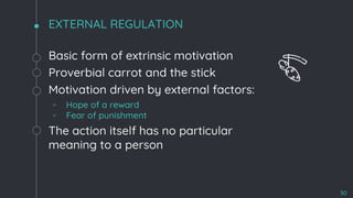 Self Determination Theory and Game Design | PPTX