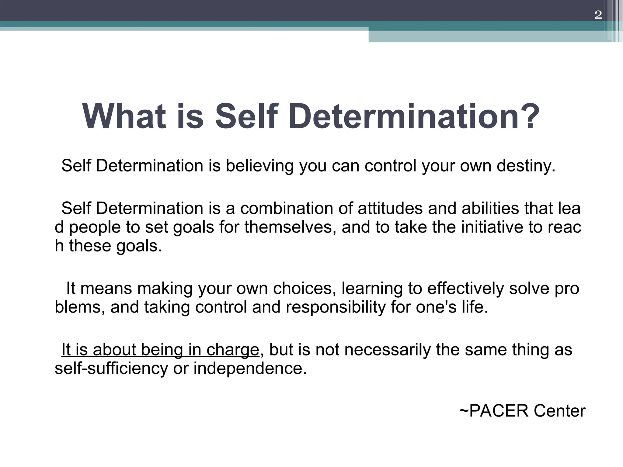 self determination Tushar 011 sec A .ppt