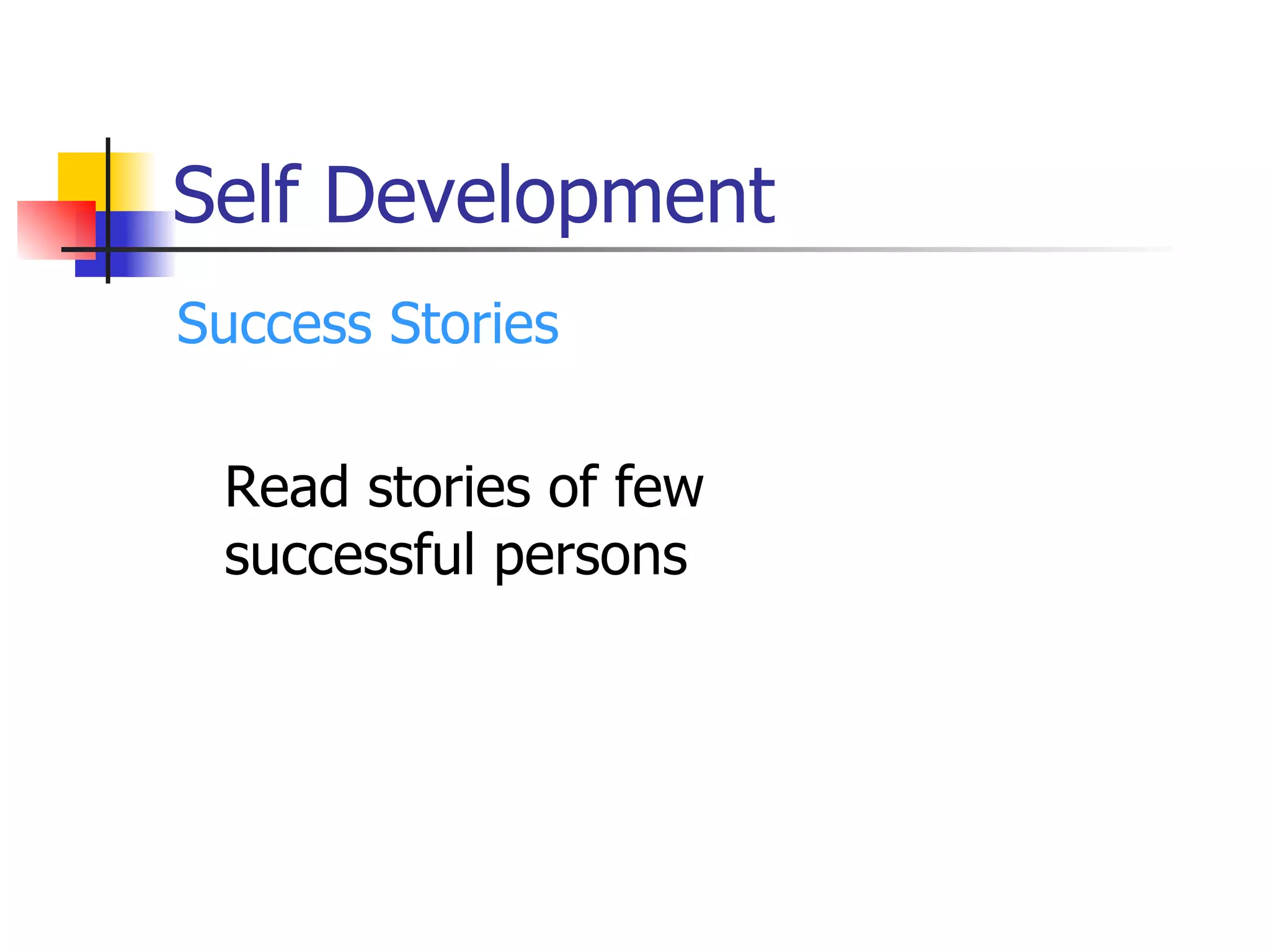 Self Development | PPT
