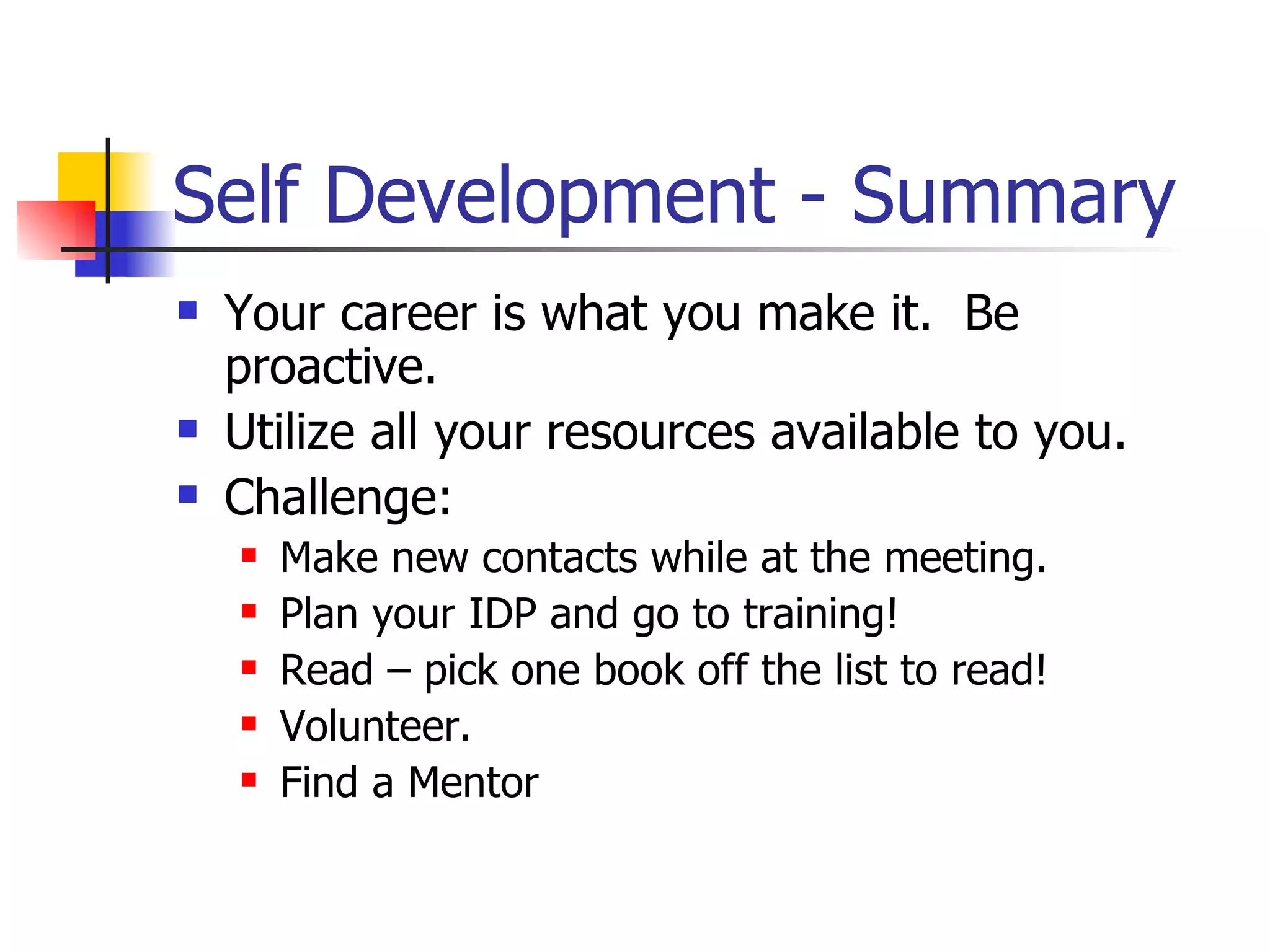 Self Development | PPT