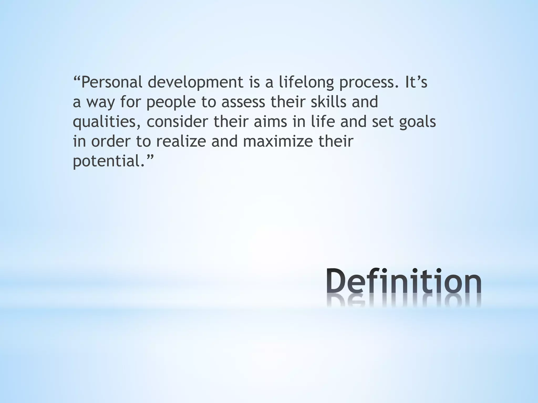 Self development | PPTX