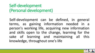 Self development in ENGLISH | PPT