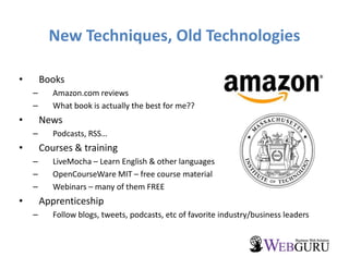 Self Development through Technology - Personal Growth & Learning in the ...