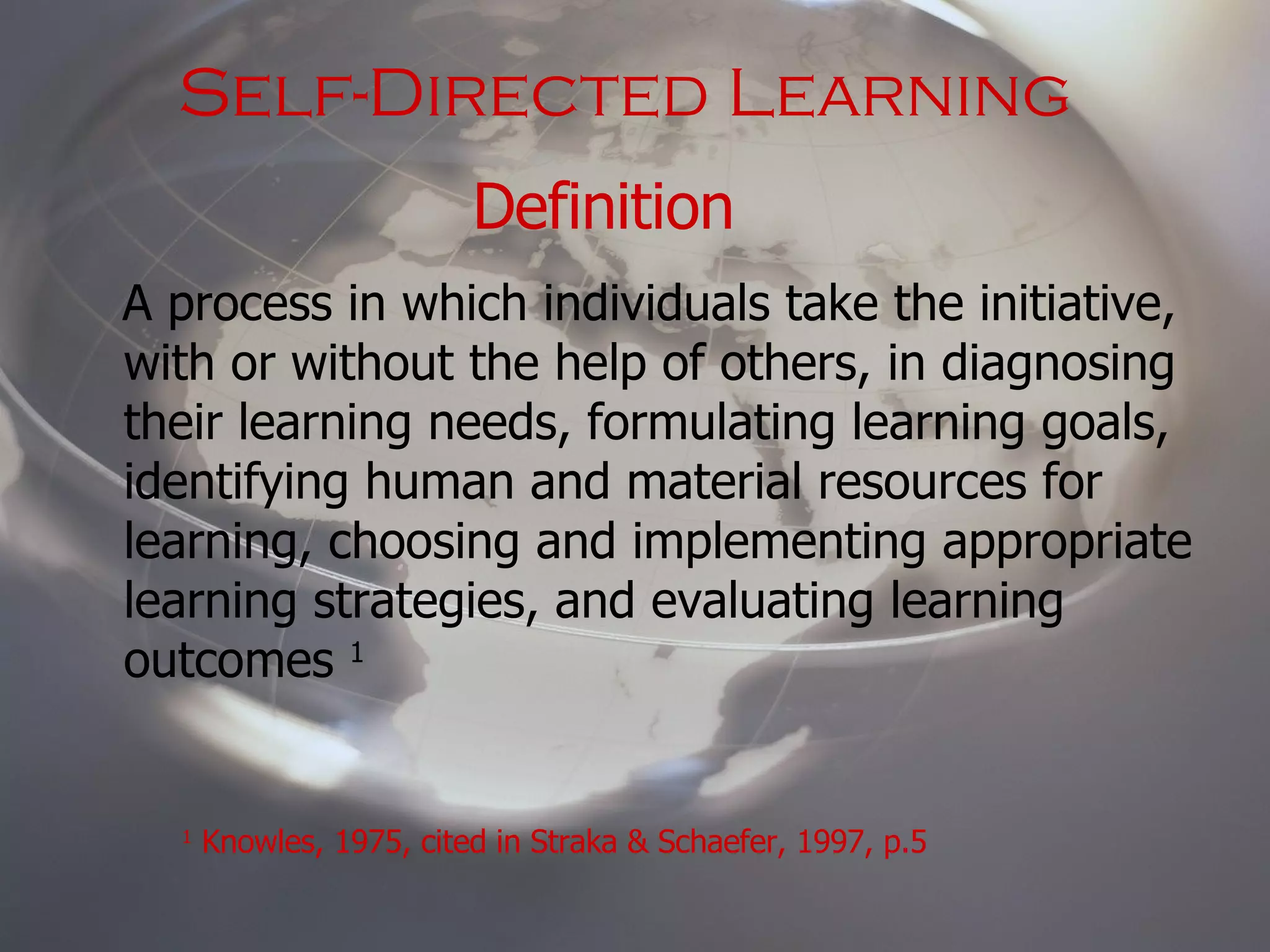 Self Directed Learning1 | PPT