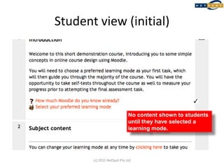 Self-directed learning using Moodle | PPTX