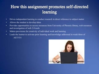 Self directed learning | PPTX | Educational Assessment | Education