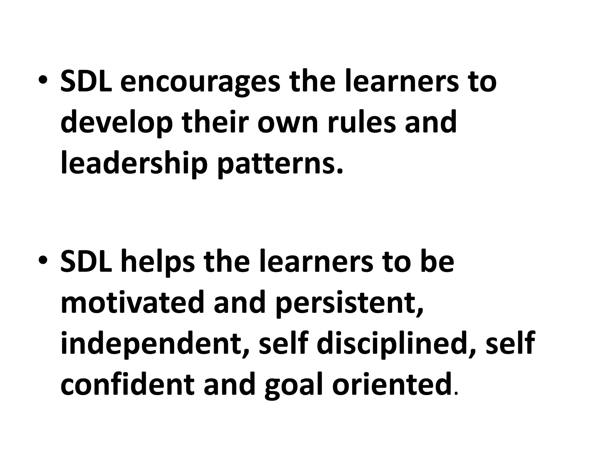 Self Directed Learning | PPTX