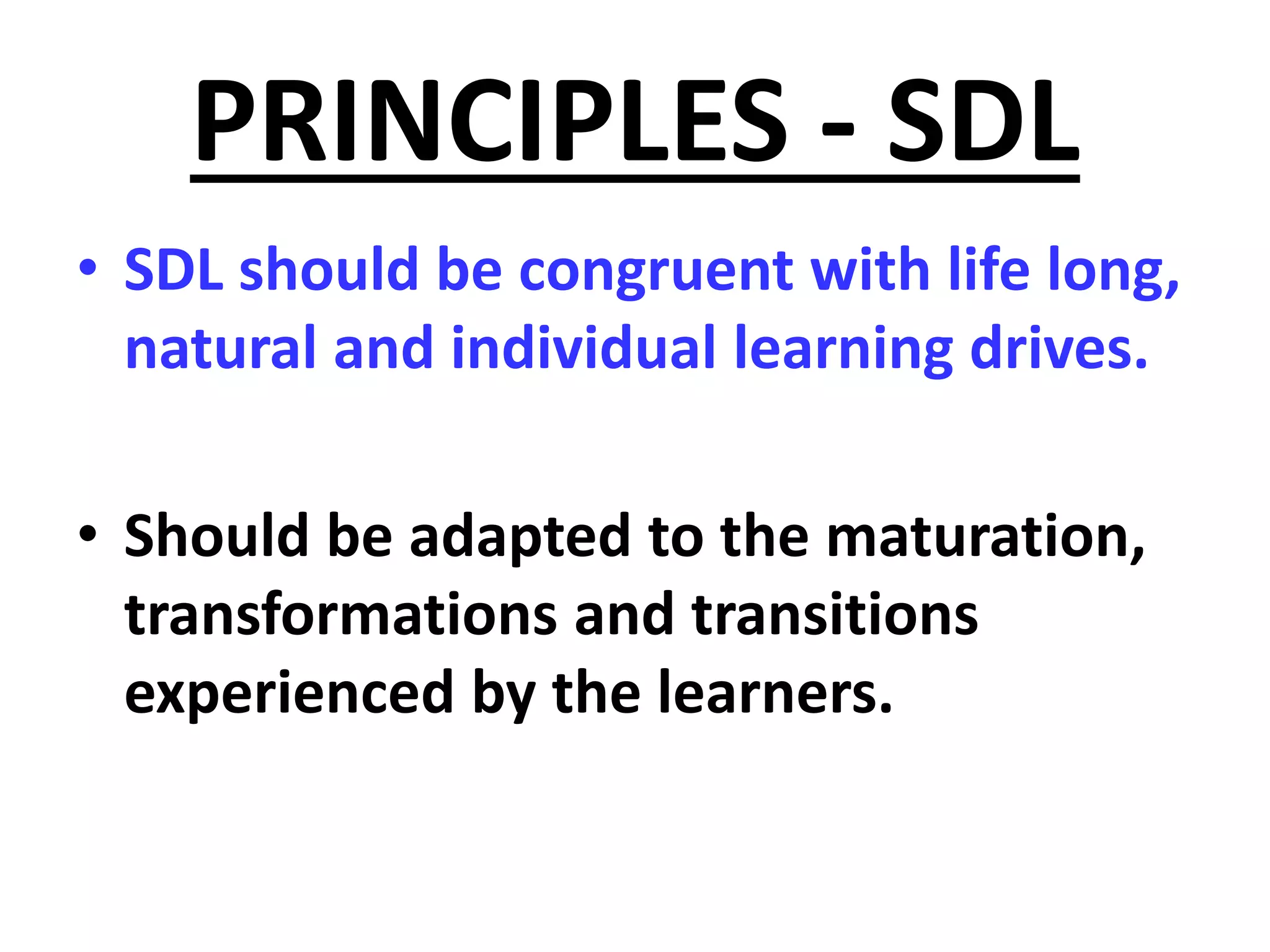 Self Directed Learning | PPTX