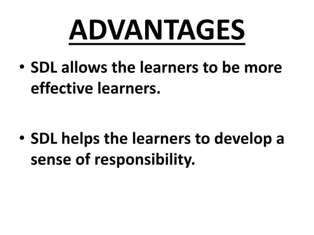 Self Directed Learning | PPTX