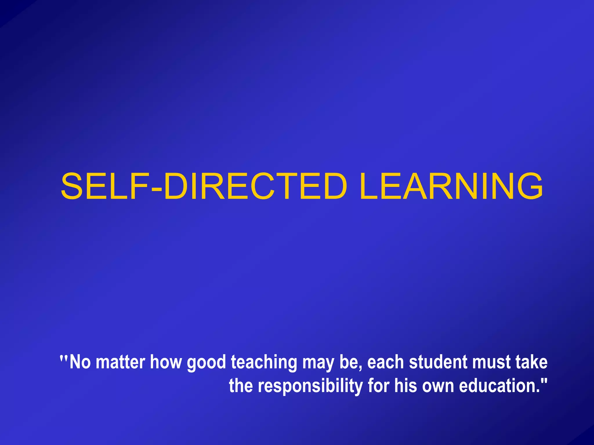 Self Directed Learning.ppt