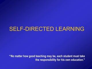 Self Directed Learning.ppt