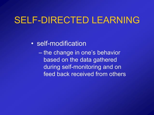 Self Directed Learning.ppt