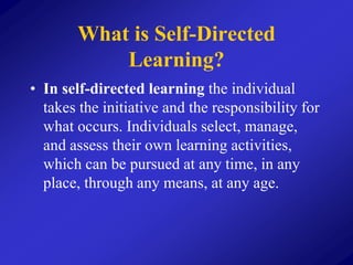 Self Directed Learning.ppt