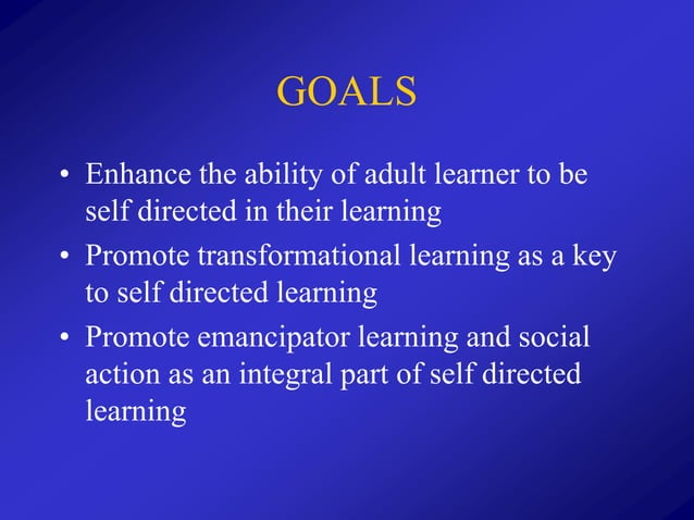Self Directed Learning.ppt