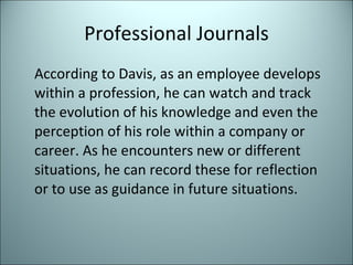Self Directed Learning For Professionals 2009 | PPT