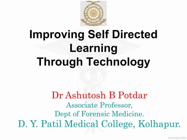 Self directed learning using technology | PPTX
