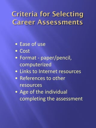 Inside the Self Directed Search | PDF