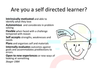 Self direction and emotional intelligence in children | PPT