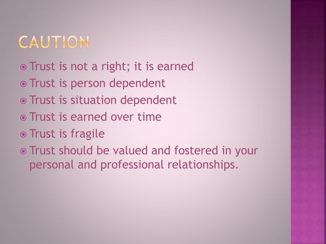 Self Disclosure and Trust (1).pptx | Parenting | Family and Relationships