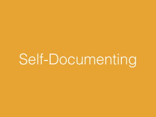 Building Self Documenting REST APIs | PPT