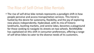 Self drive bikes in Hyderabad | PPTX