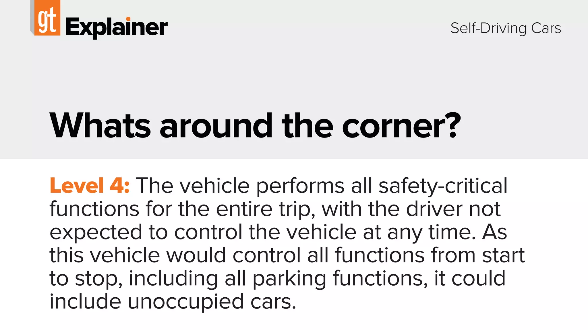 GovTech Explainer: Self-Driving Cars | PDF