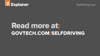 GovTech Explainer: Self-Driving Cars | PDF