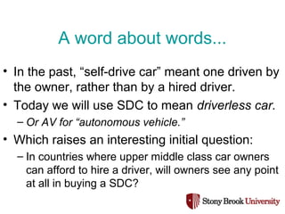 The Self-Driving Car | PPT
