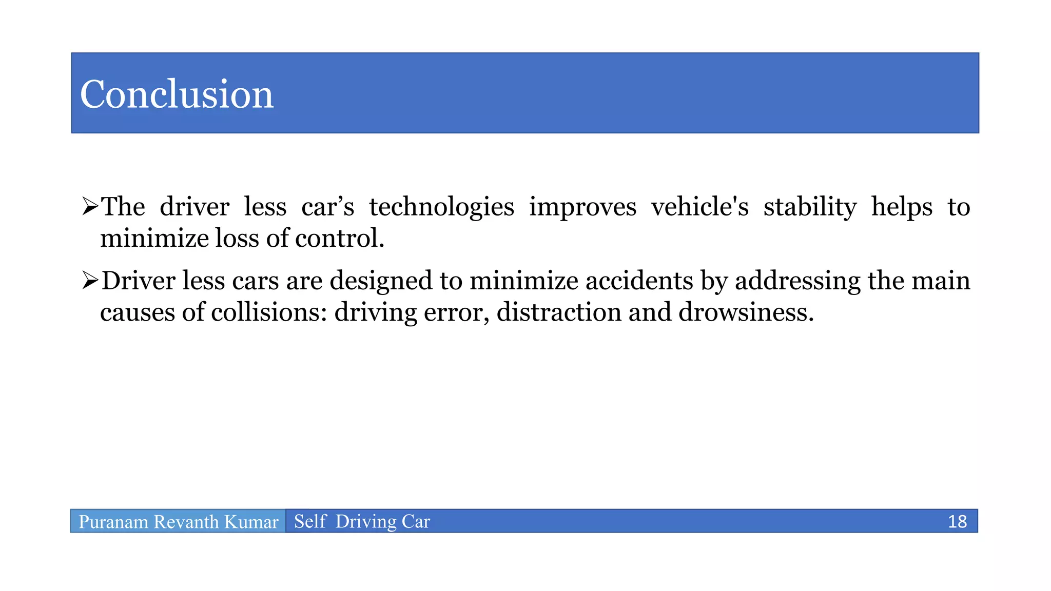 Self driving car | PPTX