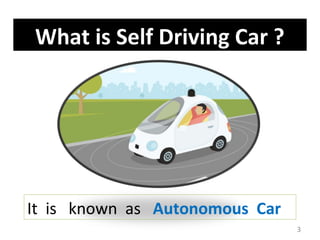 Self driving car based on AI | PPT