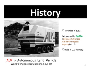 Self driving car based on AI | PPT
