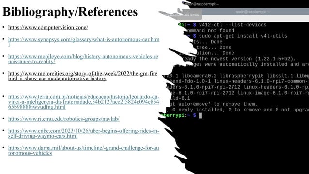 Self Driving Car Using Raspberry Pi And Opencvpptx Robotics Technology And Computing