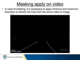 Lane detection by use of canny edge | PPT