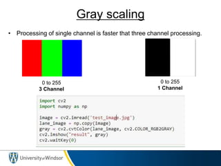 Lane detection by use of canny edge | PPT
