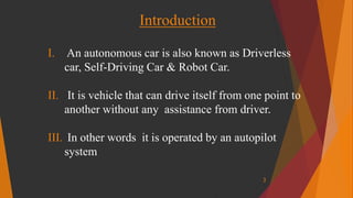 Self Driving Technology | PPT