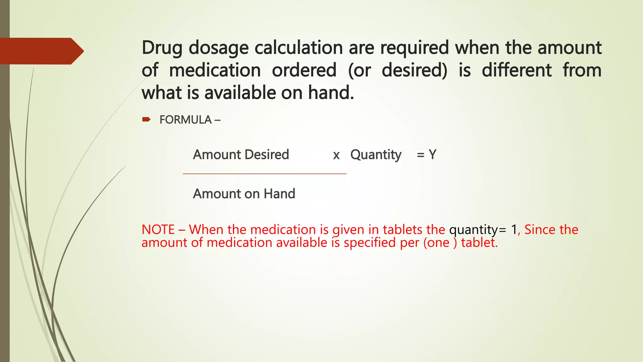 self drug calculation.pptx